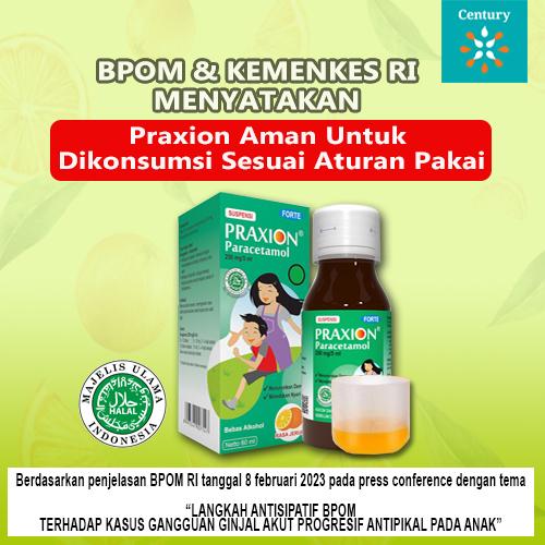 Promo PRAXION 250MG/5ML FORTE 60 ML / Demam / Demam Anak / Sirup Demam ...