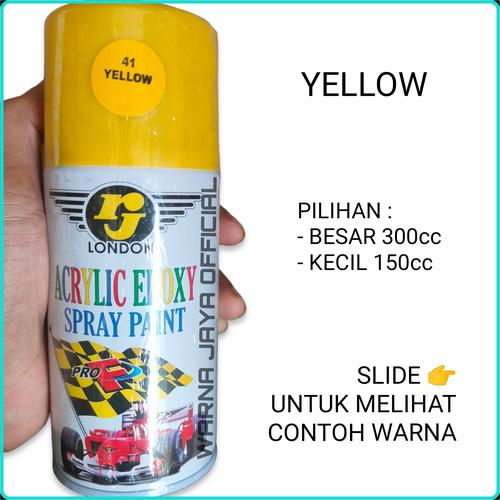 Jual Cat Semprot Cet Pilok Pilox Pylox Piloc Yellow Kuning Glossy Gloss ...