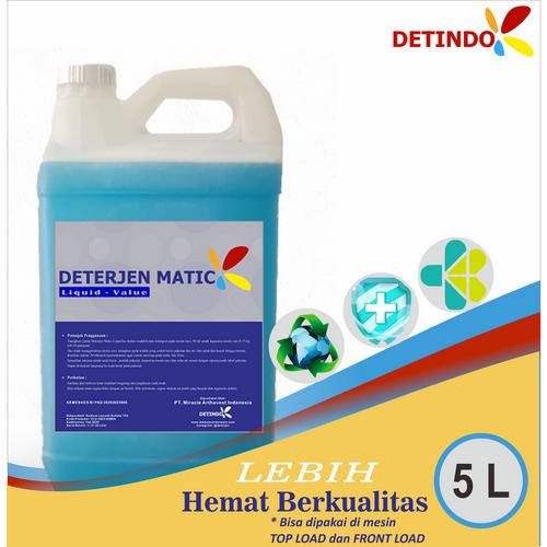 Promo Deterjen Matic Laundry 5 Liter | Value - Liquid | Cair - Hemat ...