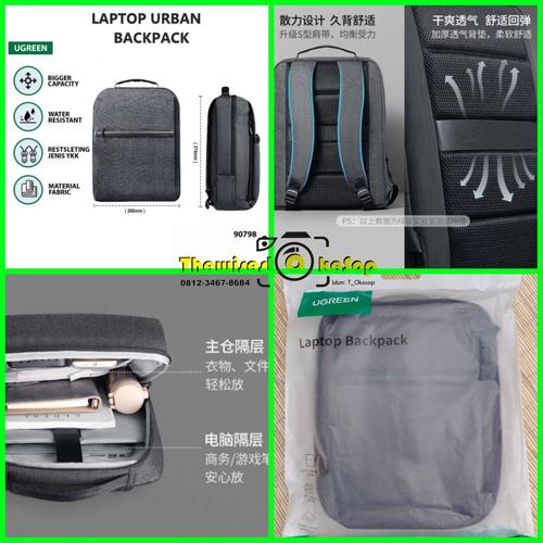 Jual UGREEN Ransel Tas Laptop Macbook Backpack 15.6in Waterproof 90798 - Kota Denpasar ...
