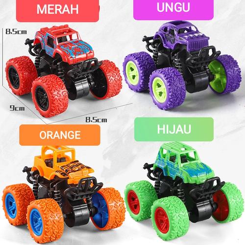 Jual Mobil Mainan Jeep Off-Road Pull Back 360° 4WD Monster Keren ...