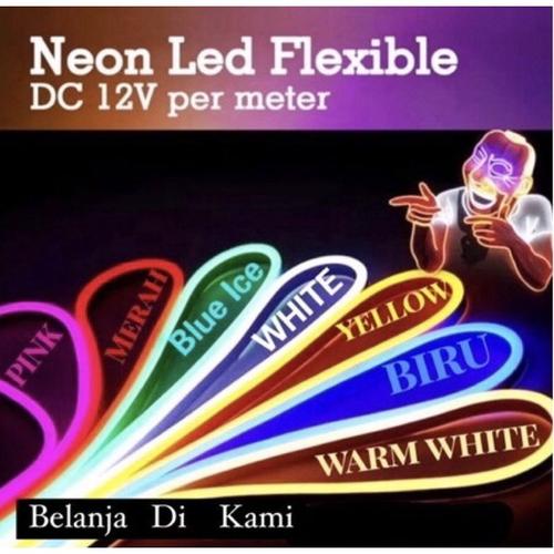Jual Lampu Neon Flex selang 12V DC neonflex 12v neonflexible LED ...