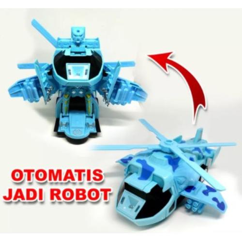 Jual Mainan Anak Helikopter Fighter Warrior berubah Jadi Robot ...