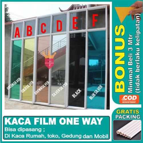 Jual Sticker Stiker Kaca Film One Way Cermin Anti UV - Silver Gold ...