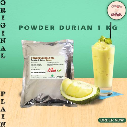 Jual Powder/Bubuk Minuman Durian 1kg (tanpa gula) Bubuk Rasa Durian 1kg ...