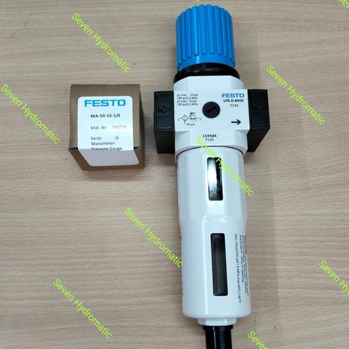 Jual AIR REGULATOR FESTO LFR-D-MIDI PORT 1/2 INCH - 1/2 inch - Jakarta ...