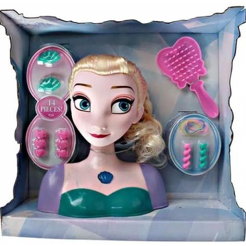 Jual BEST MAINAN MAKE UP KEPALA BARBI ELSA FROZEN DREAM HAIR BEAUTY ...
