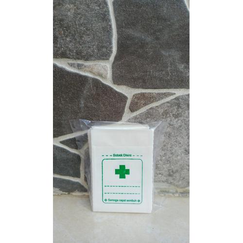 Jual Kantong Puyer Press Per Pack Isi 100 Pcs Kantong Obat kertas press ...