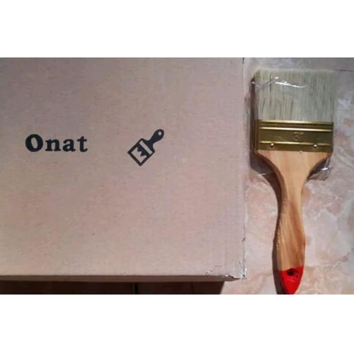 Jual KUAS CAT TEMBOK ONAT GAGANG KAYU 3IN 3" / KUAS CAT KAYU BESI 3 IN ...