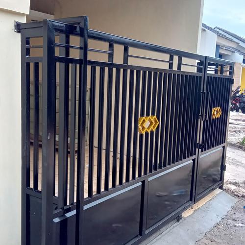 Jual pagar dorong minimalis - Jakarta Timur - khalisa steel | Tokopedia