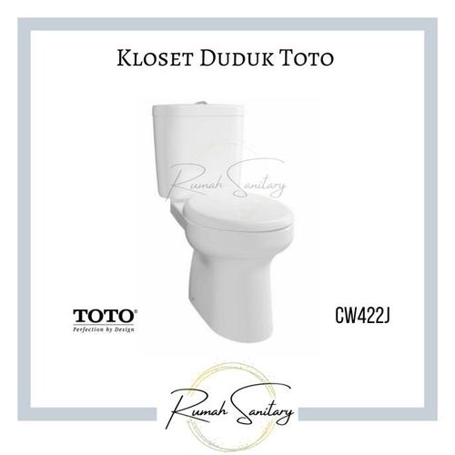 Jual BEST KLOSET DUDUK TOTO CW 422 J PUTIH ORIGINAL / WC TOILET DUDUK ...