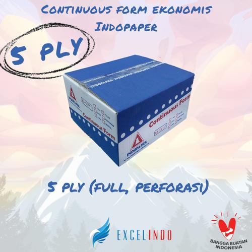 Jual Continuous Form Kertas Komputer 5 ply NCR Indopaper - A4 FULL ...