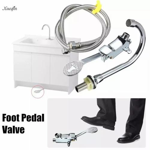 Jual Kran Wastafel Injak / Kran Pedal / Kran Laboratorium slang 80 cm ...