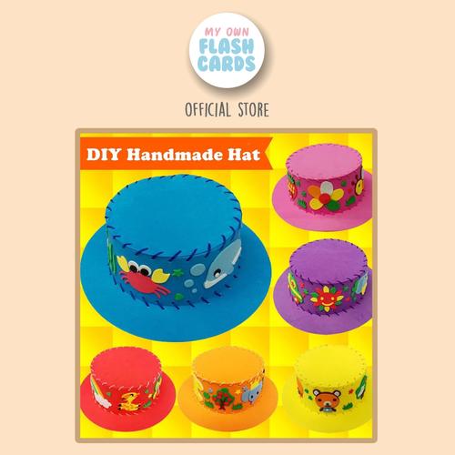 Jual DIY Handmade Hats Craft - Mainan Seni Membuat Topi bahan EVA ...