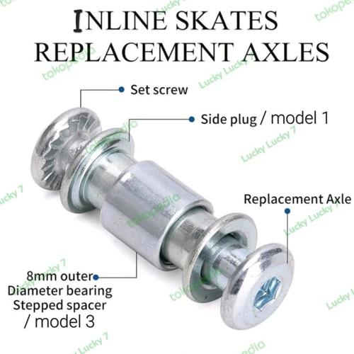 Jual Spacer samping sepatu roda Spacef inline skate bearing - Model 3 ...