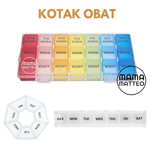 Jual Kotak Tempat Obat 7 Hari / Medicine Box / Penyimpanan Pil Portable ...