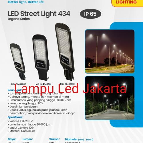 Jual lampu pju led morgen 343 30w 50w 100w. PJU STREET LIGHT MORGEN 343 ...