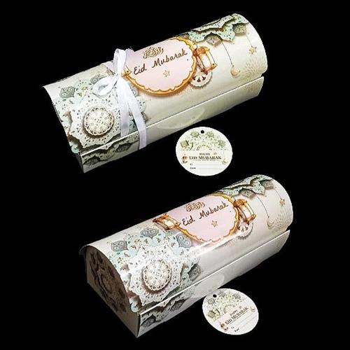 Jual Box Bolu Gulung Bulat Kardus Roll Cake Lebaran Eid Mubarak Uk ...