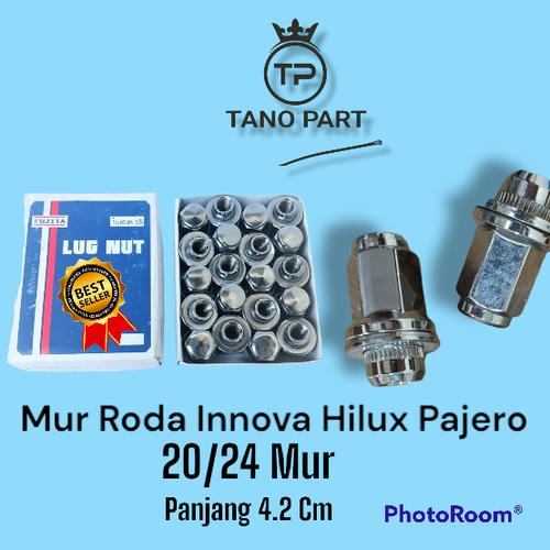 Jual Mur Roda Racing Fortuner Hilux Pajero Isi 20/24 Mur Bahan Baja ...