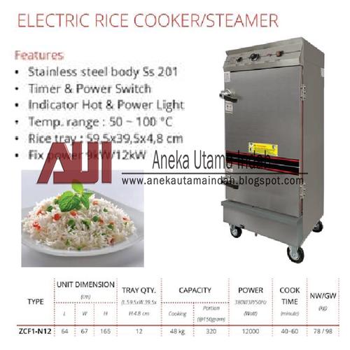 Jual Getra ZCF1-N12 Electric Rice Cooker / Electric Rice Steamer 12 Tray - Jakarta Timur - Aneka ...
