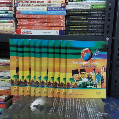 Jual BUKU ORIGINAL ENSIKLOPEDI ANAK NASIONAL 1-10 LENGKAP BEKAS - Kota Depok - toko sumber ilmu ...