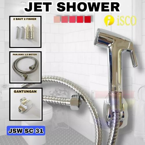 Jual Jet Shower Closet Chrome Set / Semprotan Toilet Jet Shower - Kota ...