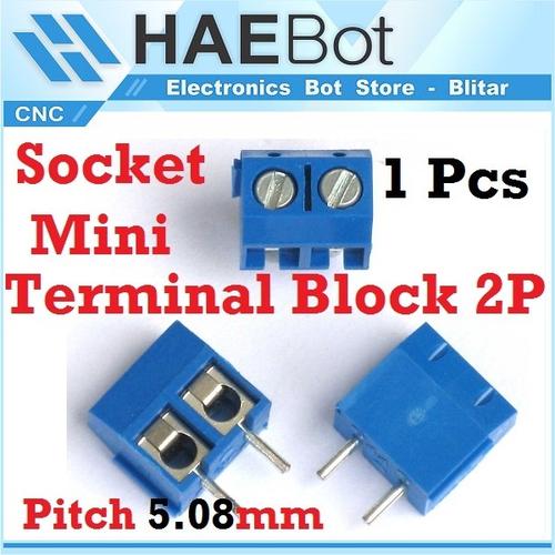 Jual [EBS] Terminal Block Screw 2 Pin 250VAC 15A Penghubung PCB Sekrup ...