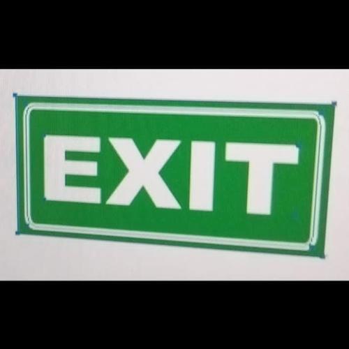 Jual STIKER VINYL EXIT 10X23CM SIGN RAMBU K3 - Jakarta Utara - BCM ...