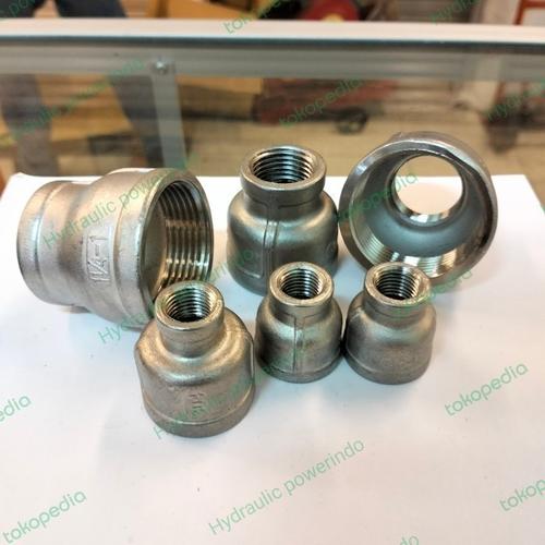 Jual REDUCER / SOCK KOMBINASI STAINLESS SS304 1.1/4" X 3/4" INCH DRAT ...