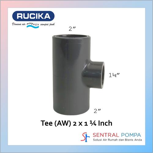 Jual Rucika AW Reducing Tee 2" x 1 1/4" Vlok T Reducer Polos Verlop Flok - Kota Bandung ...