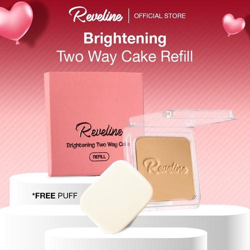 Promo Refill - REVELINE Brightening Two Way Cake with Puff - Refill ...