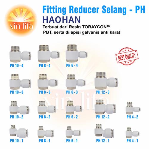 Promo Fitting Pneumatic Type PH Elbow selang drat PH - PH4-1 - Kota ...