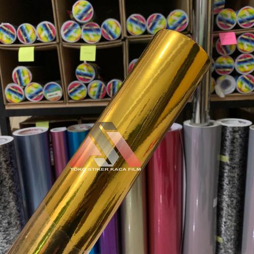 Jual Sticker Skotlet Stiker Warna Gold Kuning Emas - ALAT PASANG - Kota ...