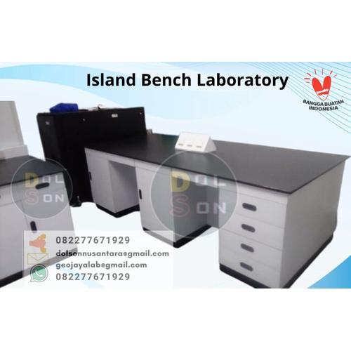 Jual Island Bench Phenolic Resin USA Meja Tengah Lab Laboratorium 300 ...