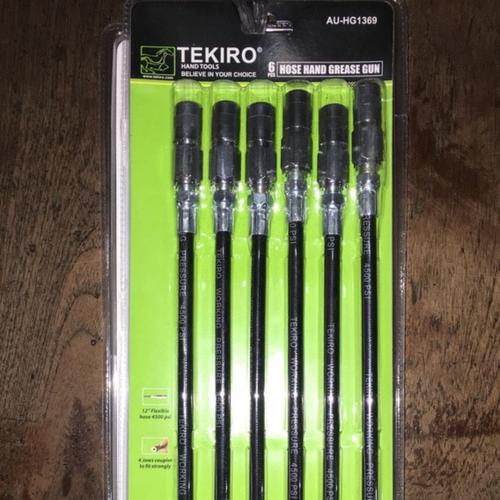 Jual TEKIRO HOSE AND GREASE GUN/SELANG POMPA GEMUK SET 6 PCS AU-HG1369 ...