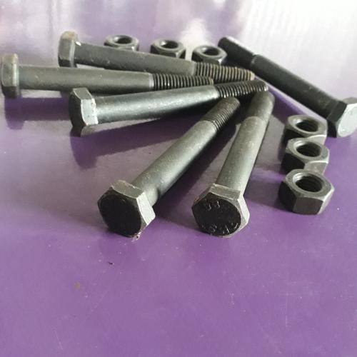 Jual Baut + Mur Baja M12x150/Hitam baja/Baja Grade 8.8/kunci 19 - Kota ...