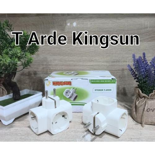 Jual Steker T Arde Sambungan Colokan Listrik 3 Lubang Kingsun t listrik ...