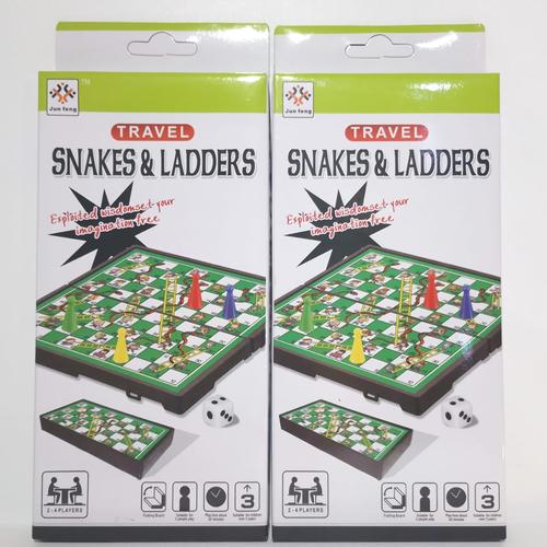 Jual Mainan Ular Tangga Magnet / Snake Ladder Magnetic / Permainan ...