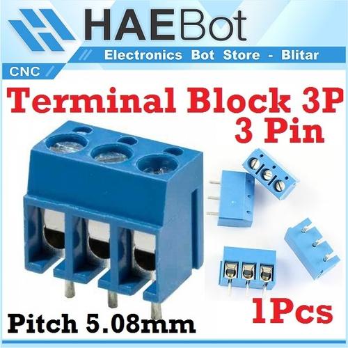 Jual Terminal Block Screw 3 Pin 250VAC 10A Penghubung PCB Sekrup ...