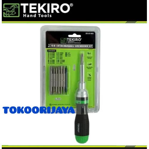 Jual OBENG SET 19 IN 1 TEKIRO / INTERCHANGEABLE SCREWDRIVER SET ...