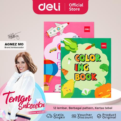 Jual Deli Children Coloring Book / Buku Mewarnai Anak Berbagai Tema ...