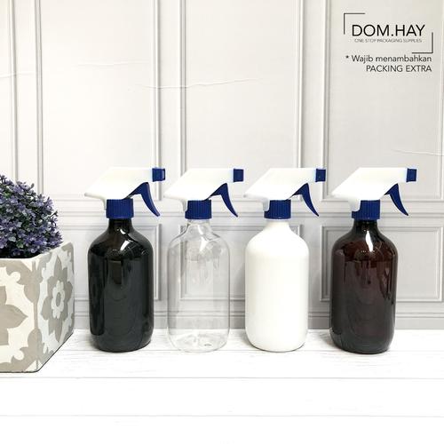 Jual 500ml Botol Trigger Spray Putih Biru Mada Plastik Packaging Isi ...