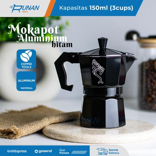 Jual Moka Pot 150 ml - Coffee Maker 3 cup 150ml Alat Kopi Moka Pot ...