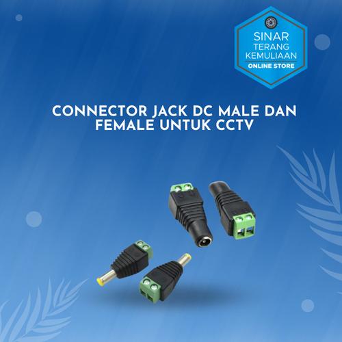 Jual Connector Jack DC MALE dan FEMALE Untuk CCTV - MALE - Kota ...