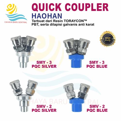 Promo Quick Coupler Cabang Kopler Sambungan Kompresor Quick Coupling 3 ...