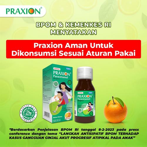 Jual PRAXION 250MG/5ML FORTE 60 ML/PARACETAMOL/NYERI/DEMAM/SAKIT KEPALA ...