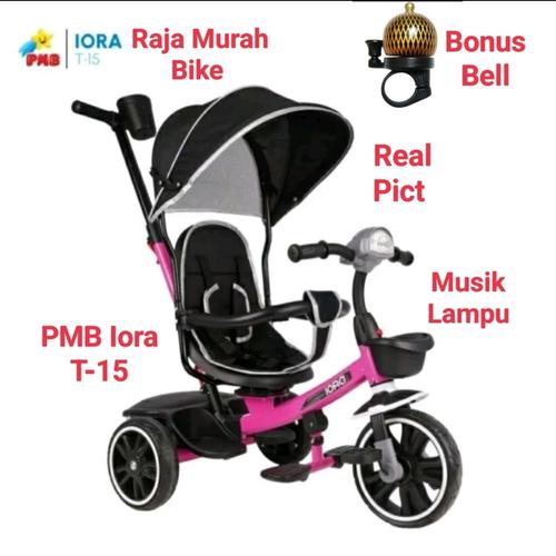 Jual Sepeda Anak Roda Tiga Iora T-15 Sepeda Stroller Roda Tiga Iora T15 ...