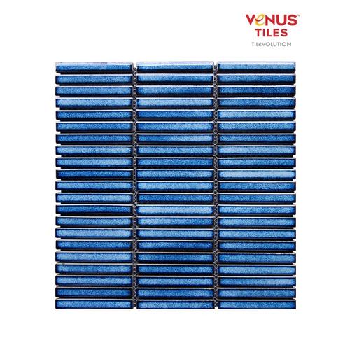Jual Keramik Dinding Interior Venus Pottery Striped Deep Ocean - Kota ...
