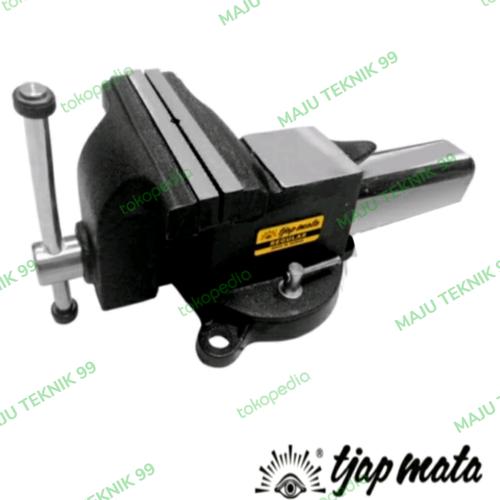 Jual Catok Besi Putar Ragum 4 inch - Bench Vise 4 inch Ragum Tjap Mata ...