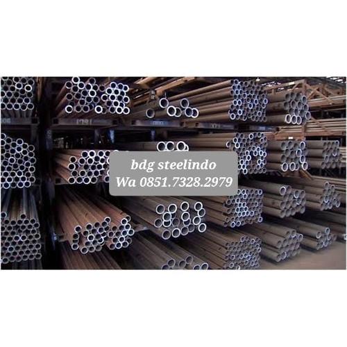 Jual Besi pipa hitam 1 1/2"/ besi pipa hitam 1 1/2 inch - 1.2 mm - Kab ...